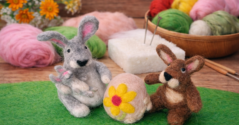 Beginners Needle Felting Easter Bunny Workshop - Visit Bath